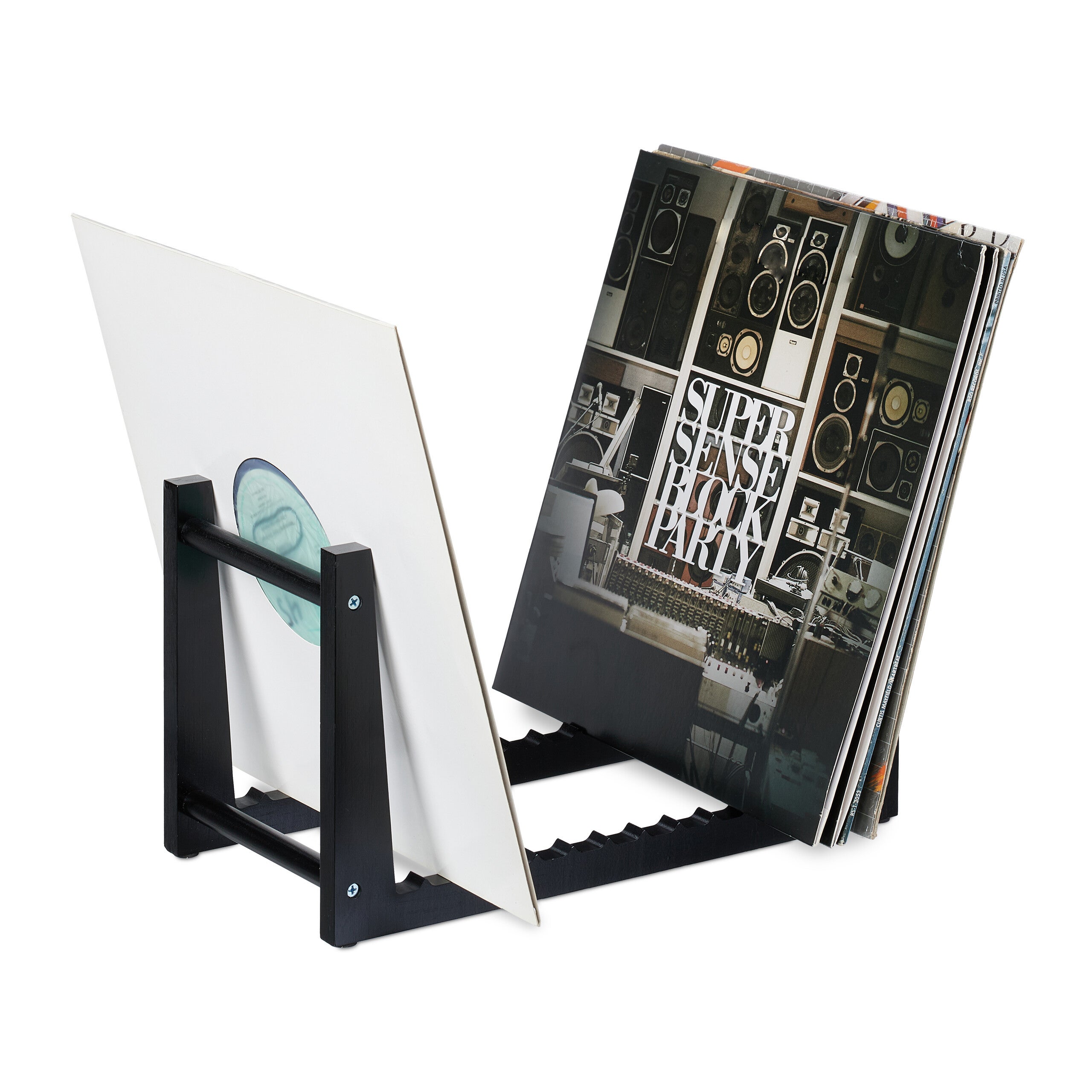 Rangement pour vos disques vinyles, bambou, pour 50 33 tours, H x L x P ...
