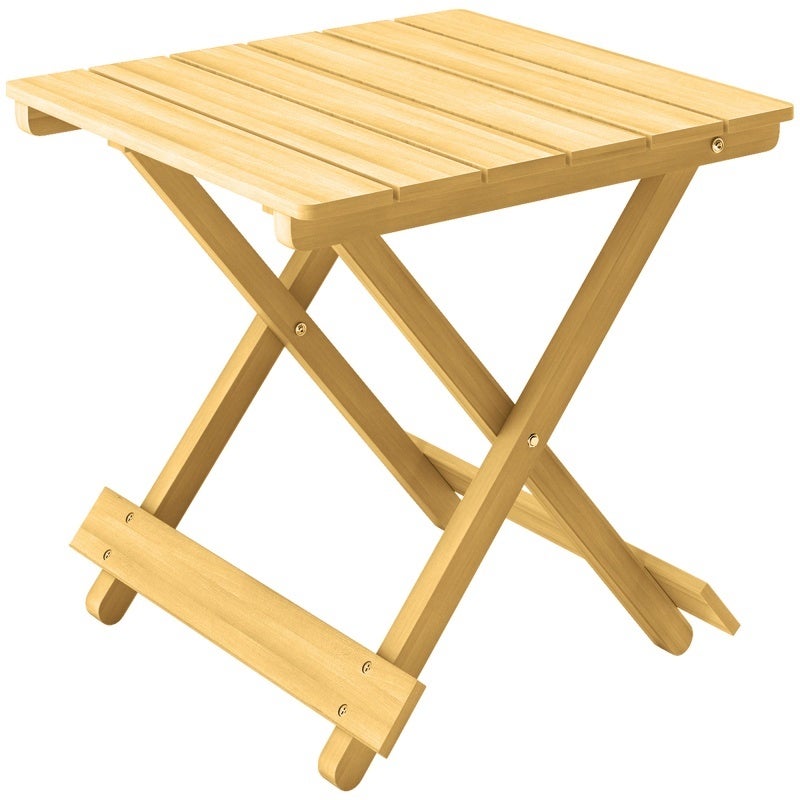 Table basse pliante en bois massif table d'appoint pliante légère ...