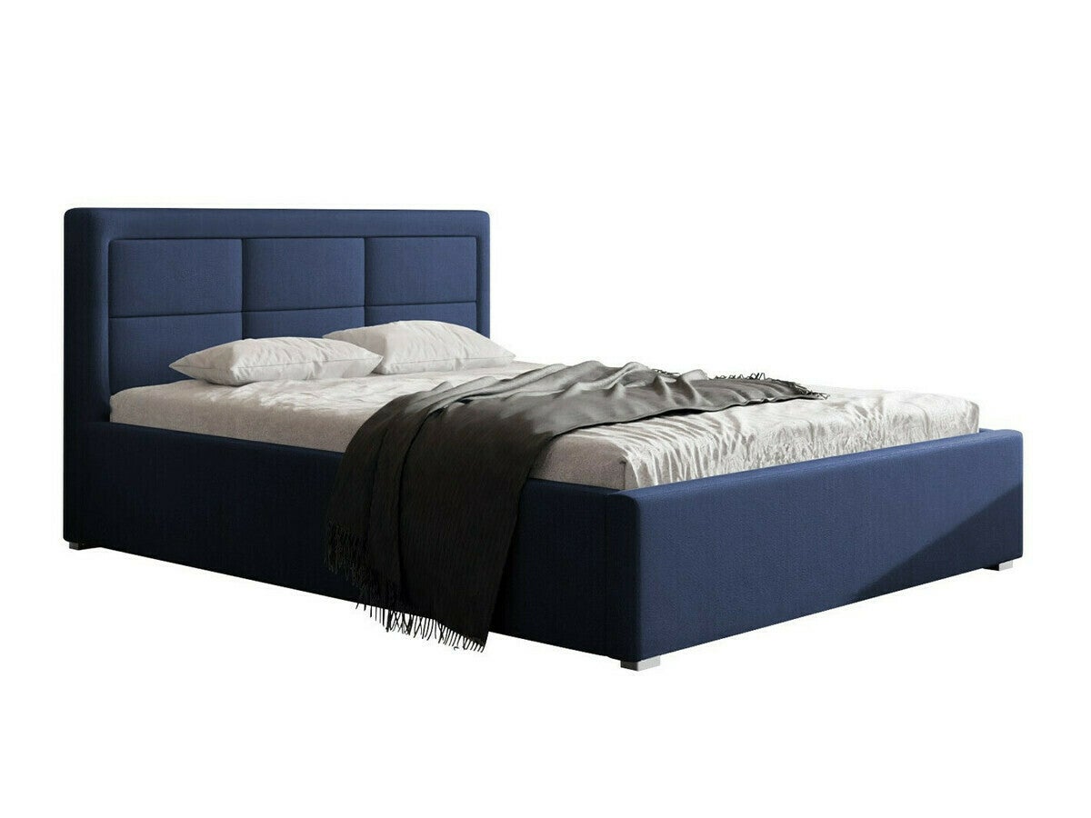 Letto Pomona 102, Doppio, Blu, 140x200, Arazzo, Con, 160x223x93cm ...
