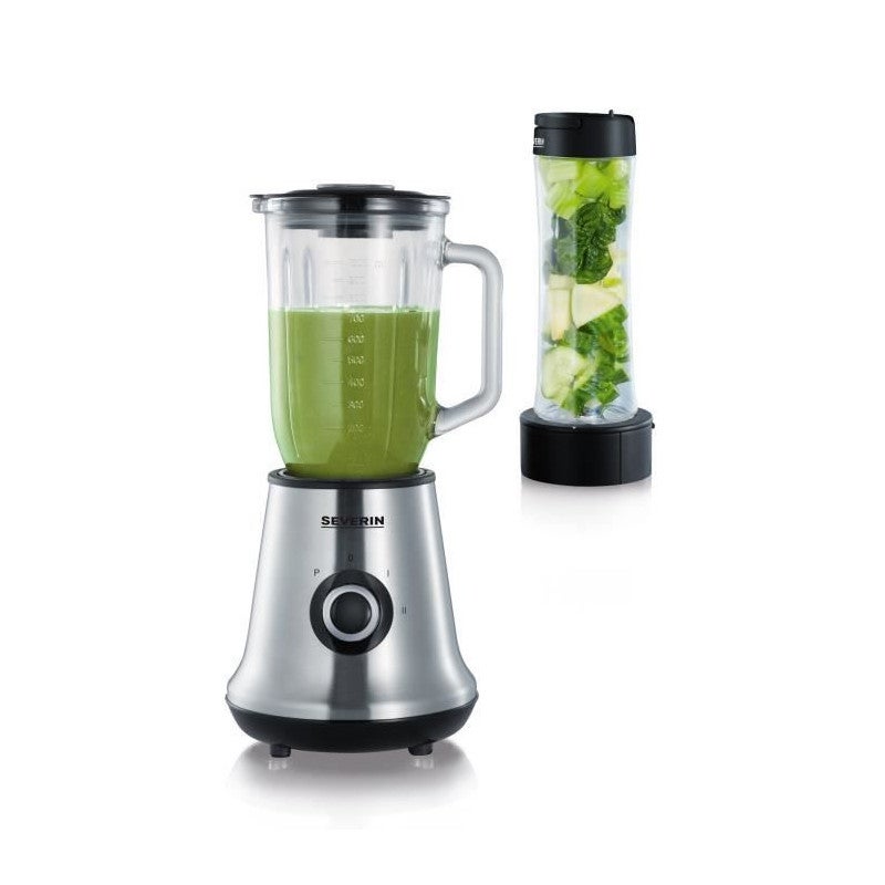SEVERIN SM3737 Blender classique avec extracteur de nutriments Mix+Go ...