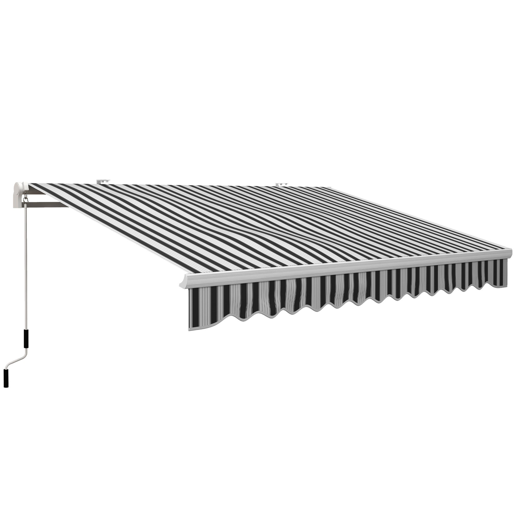 Store de balcon, 3,95 x 2,45 x 3,50 m, résistant aux UV, pour toutes ...