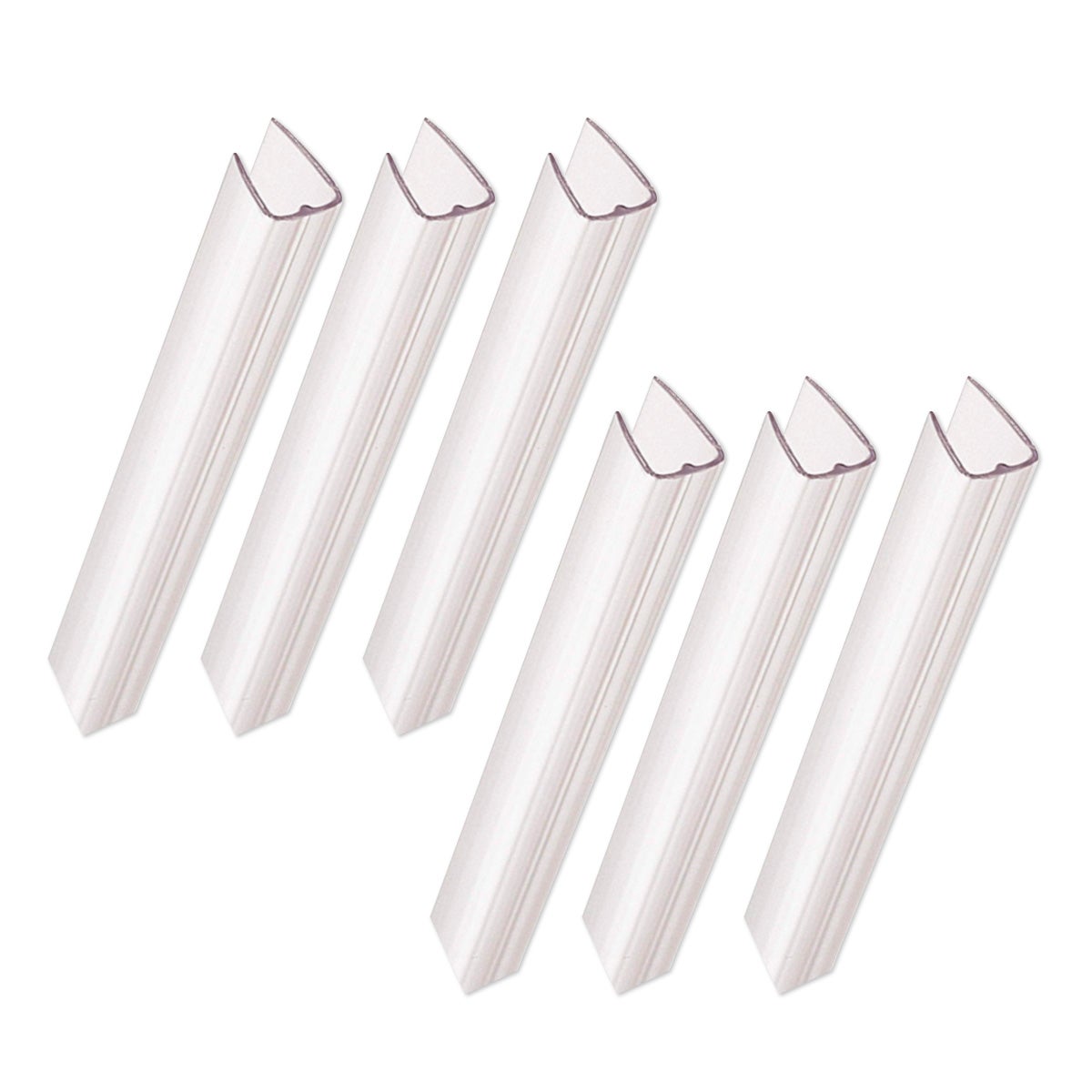 Ironlux - Pack 6 Perfiles de Cierre - Perfil en U para Placas de ...