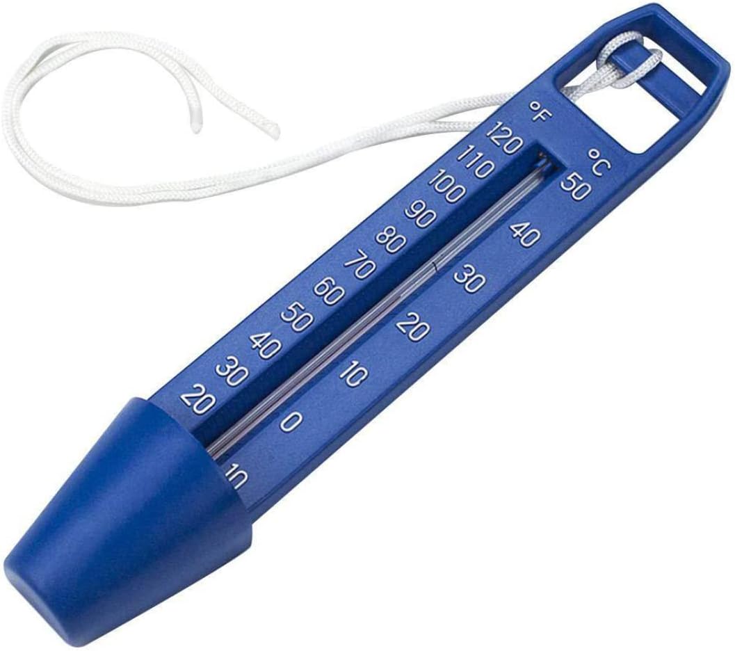 Floating Water Thermometer, Swimming Pool Thermometer 1, Portable 0-50 ...