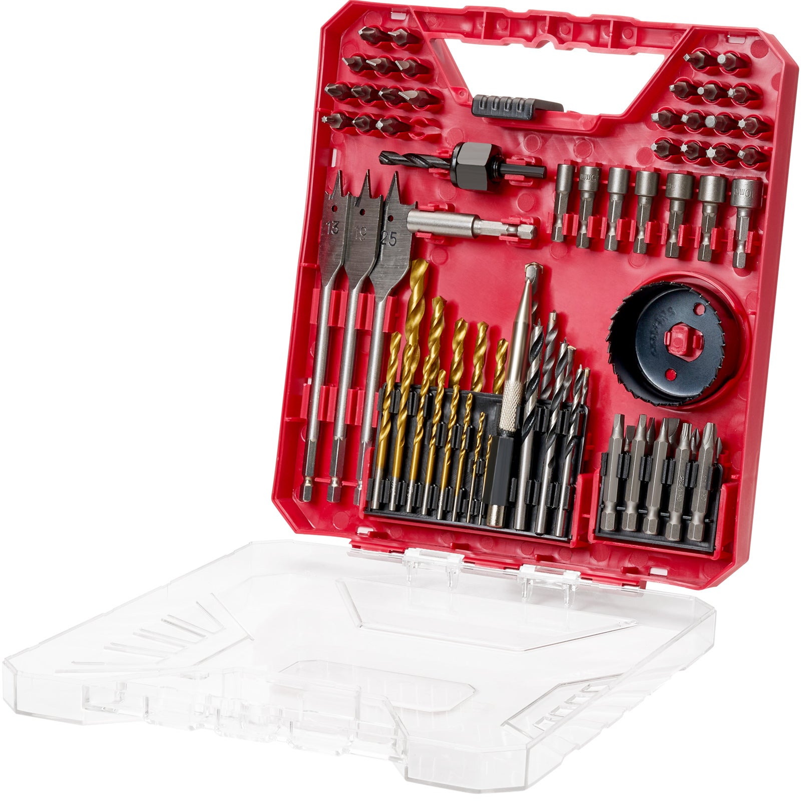 VEVOR Set 70PCS Punte e Bit Trapano Avvitatore, Scatola Foratura Legno ...