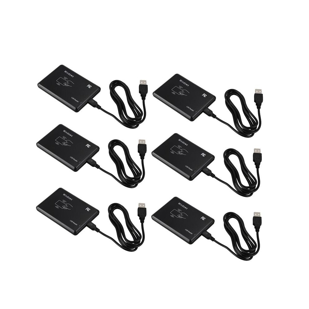 6X lecteur proximité USB ID carte RFID 125KHz, contrôle accès porte ...