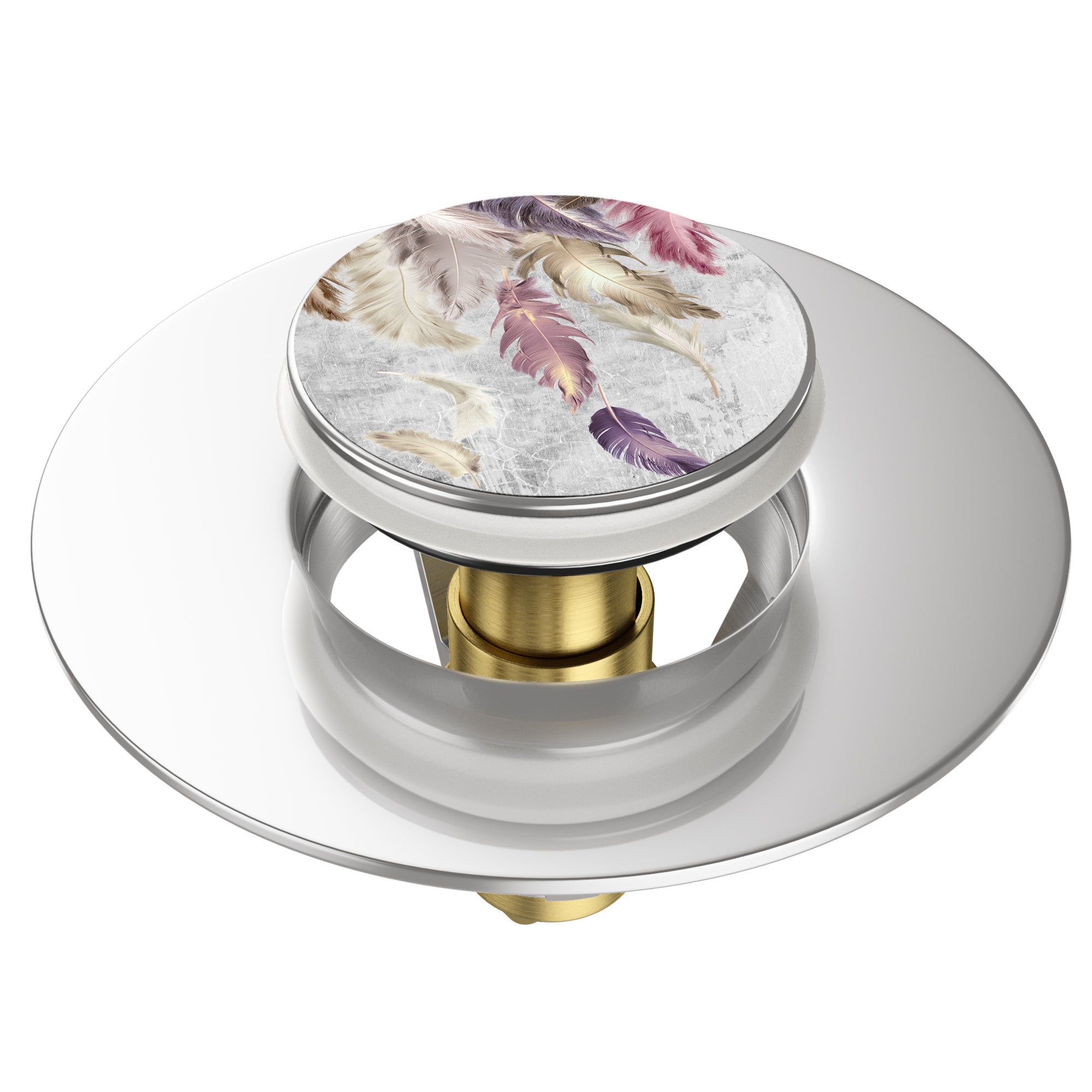 Tapón de lavabo Pop Up Plumas | Leroy Merlin