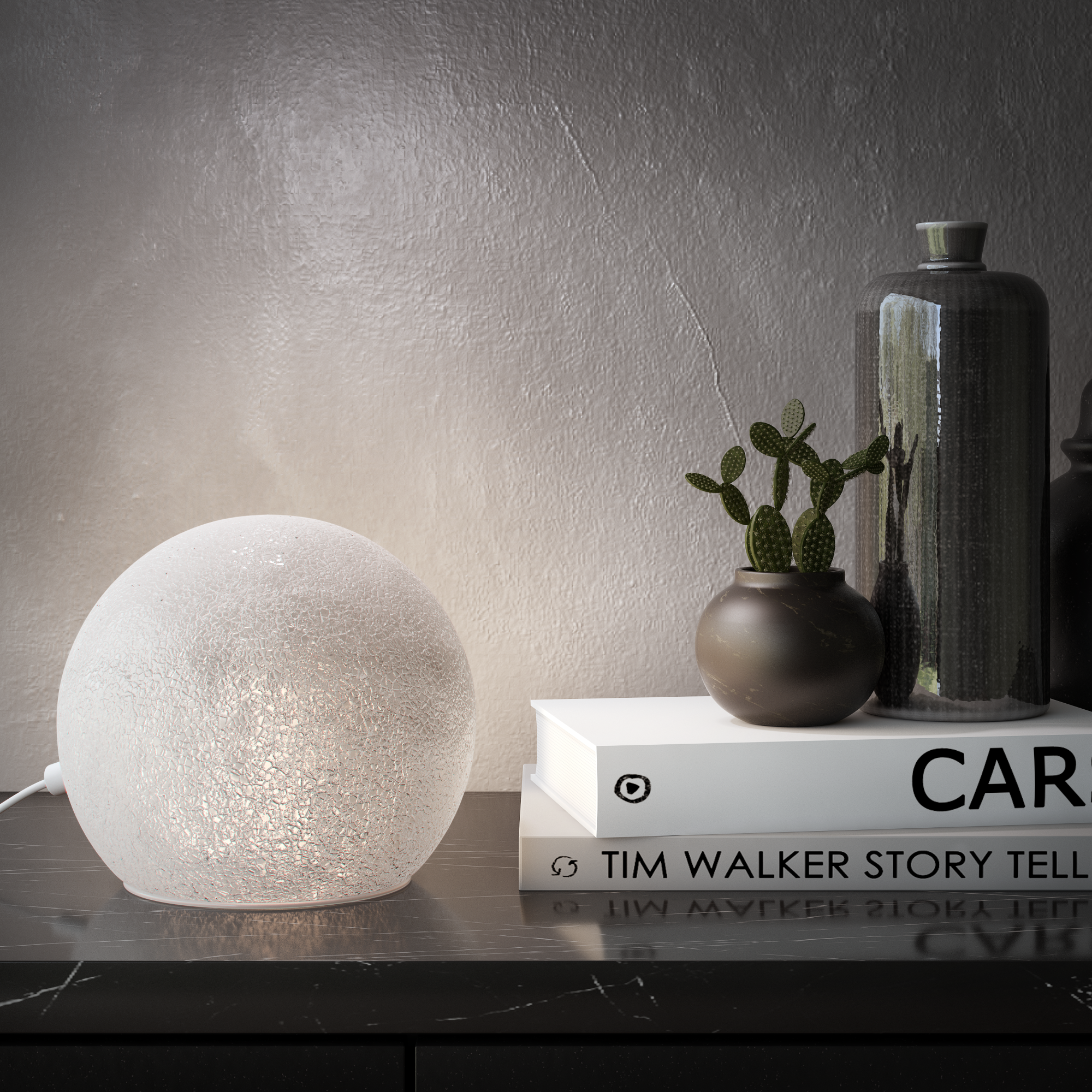 INSPIRE - Lampe à poser - VIDIK - 1 x E14Max 40 W - Ø 20 cm - IP20 ...