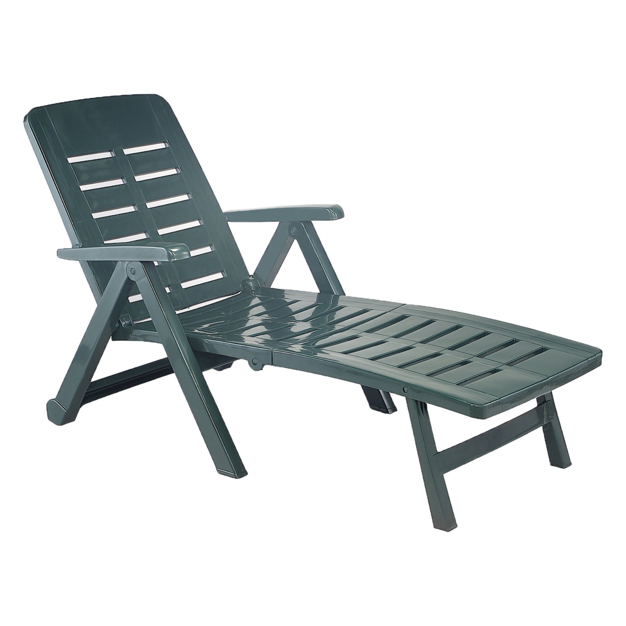 Lettino Prendisole Made in Italy, Ruote Pieghevole, Peso Supportato 120 ...