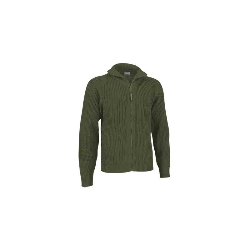 Chaqueta de cuello alto de punto grueso VALENTO Vespa XXL Verde militar ...