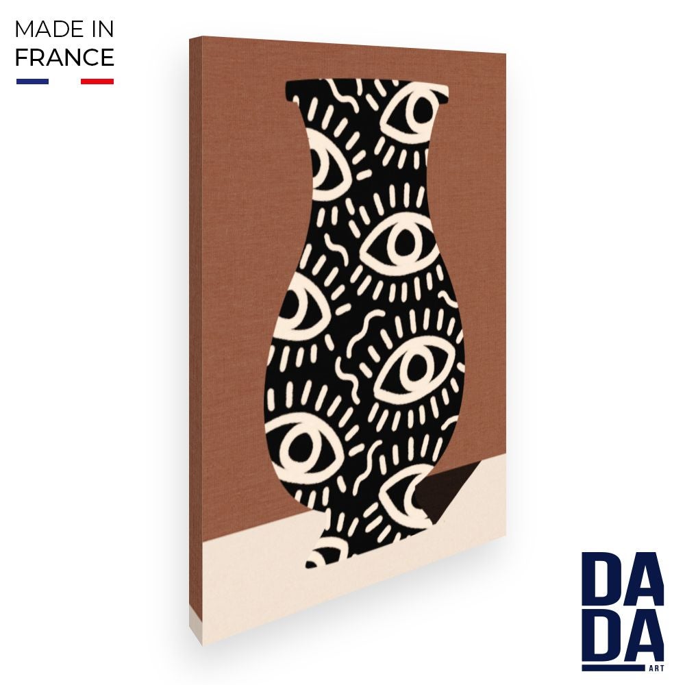 Toile Vase motif / 60x90cm / Fabriqué en France / DADA ART | Leroy Merlin