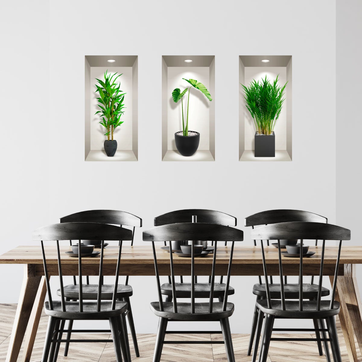 Sticker 3D plantes pour la déco 80 x 120 cm | Leroy Merlin