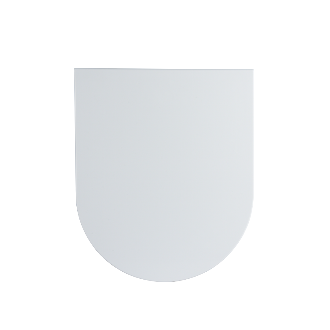 Couvercle de WC forme D compatible blanc brillant | Leroy Merlin