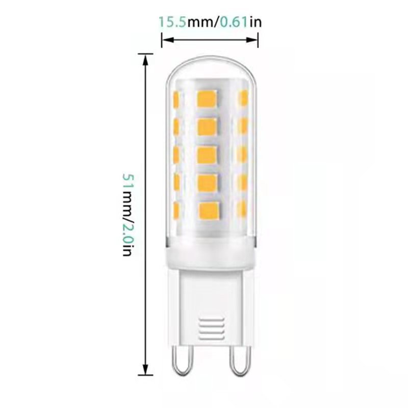 Ampoule LED G9, 3,5W, blanc chaud, adaptée aux chambres, salons, cuisines et jardins | Leroy Merlin