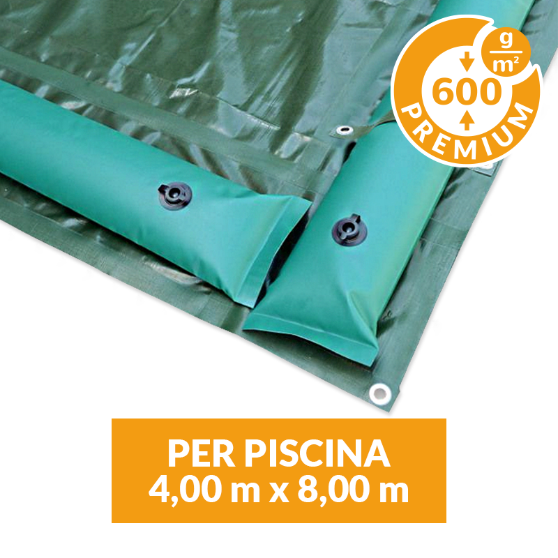 Copertura invernale Premium con tubolari per piscina 4x8 | Leroy Merlin