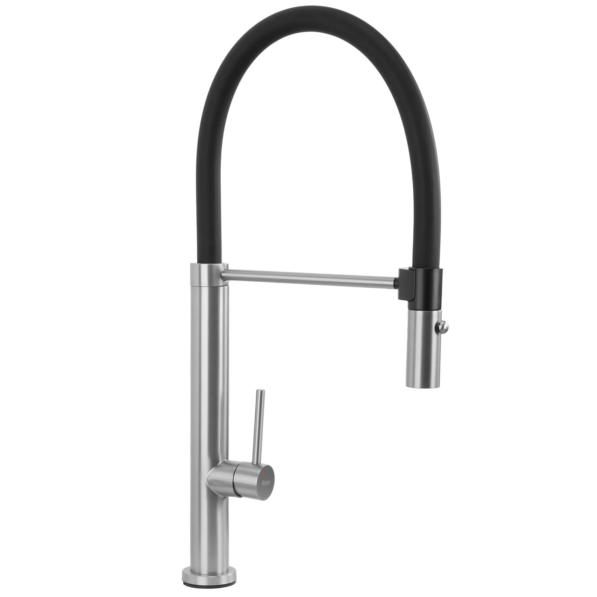 ROBINET DE CUISINE REA VIERA BRUSH NICKEL 19X5X50CM | Bricoman