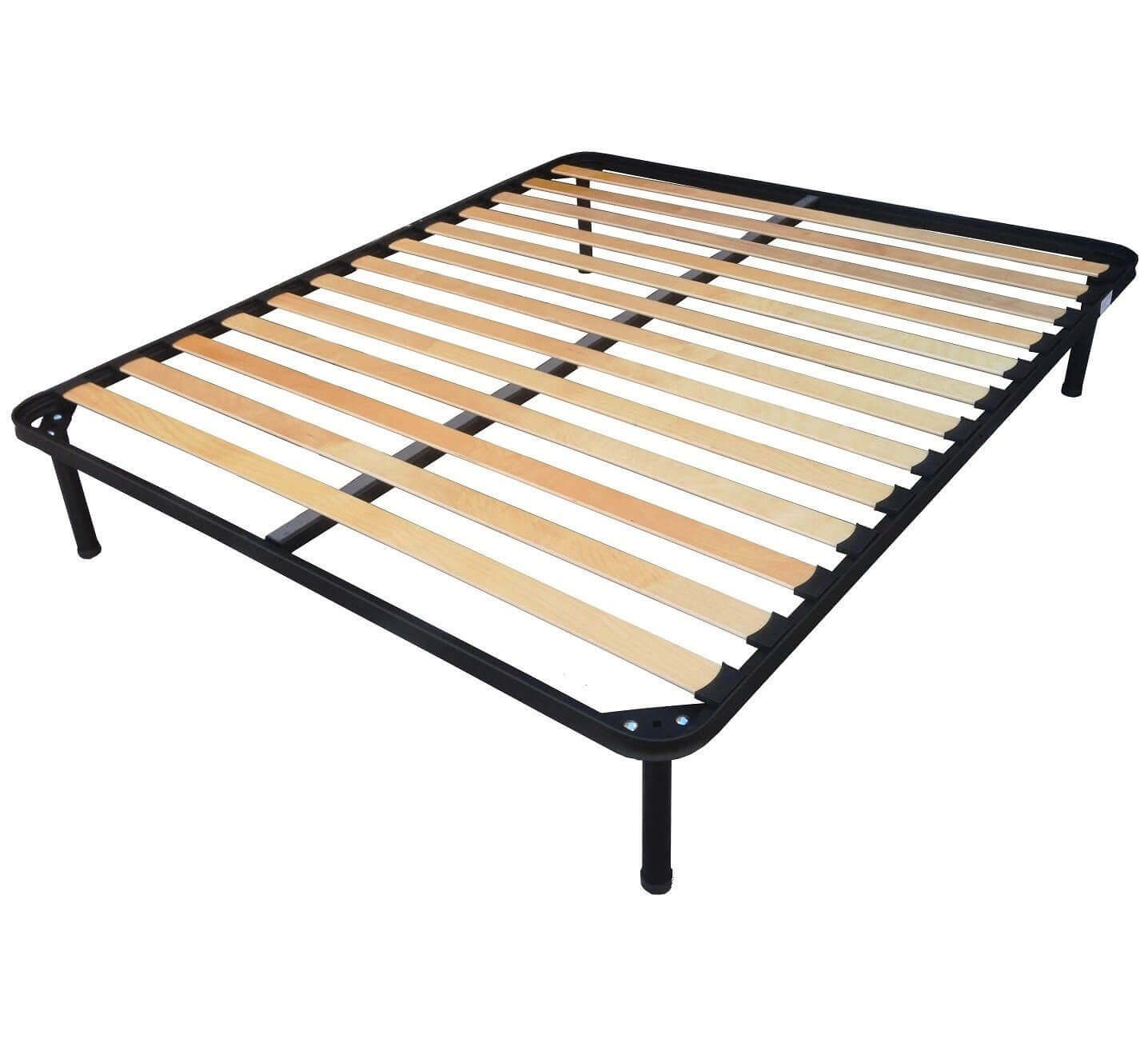 Sommier double orthopédique en acier avec 13 lattes | Leroy Merlin