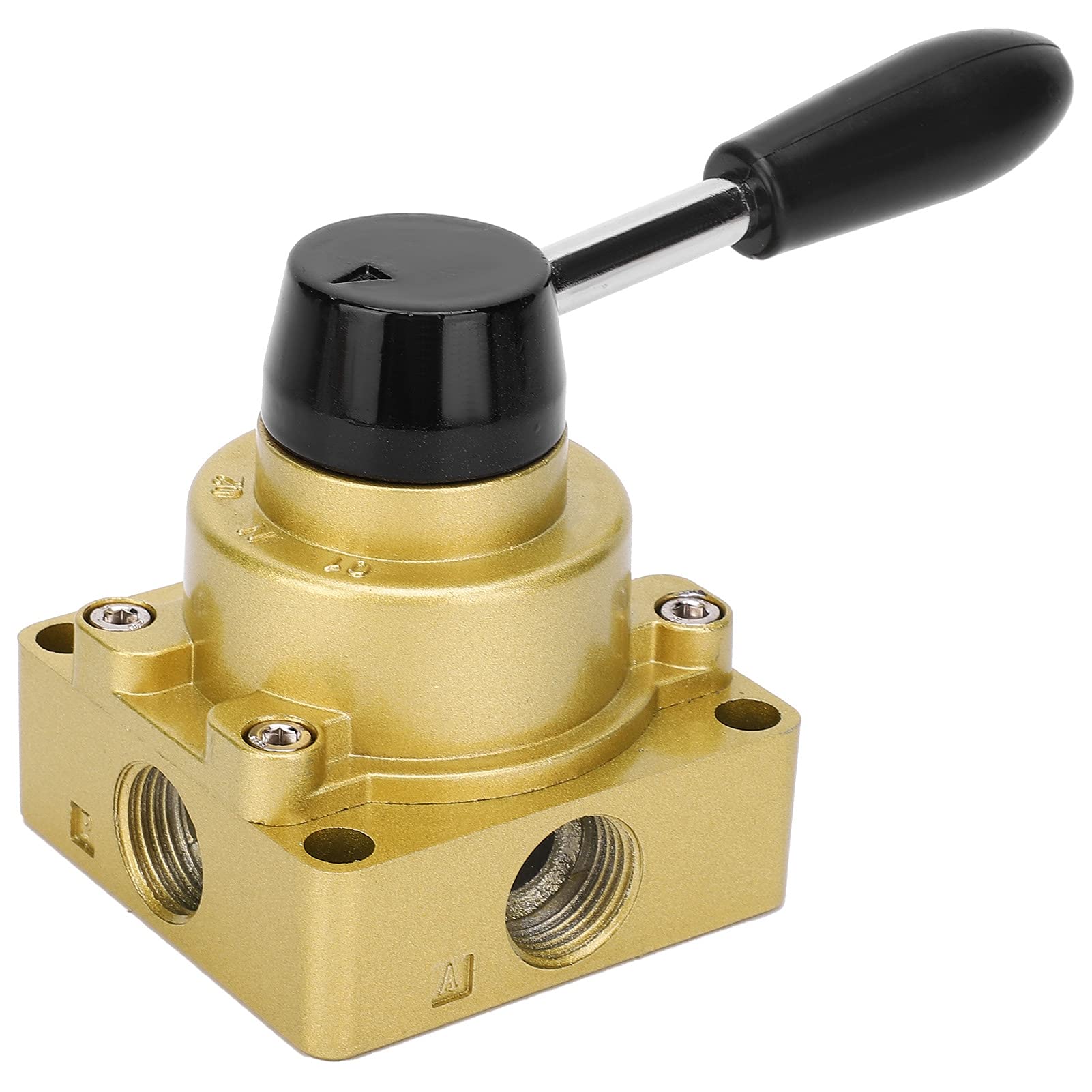 Vanne manuelle à levier rotatif 3 positions 4 voies Équipement de ...