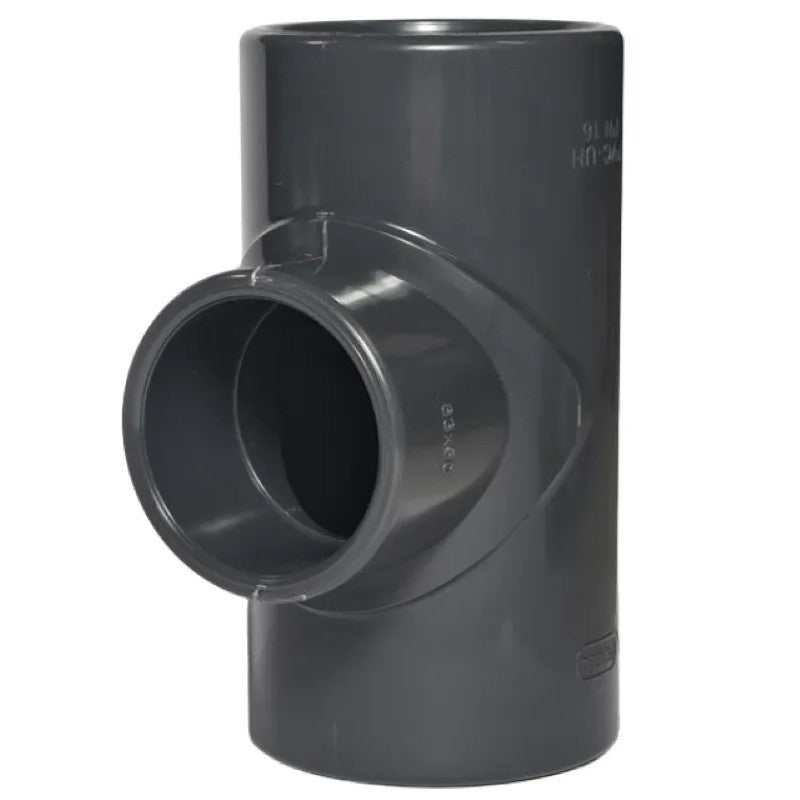 Té 90° réduit PVC pression femelle diamètre 63, 50, 63 | Leroy Merlin