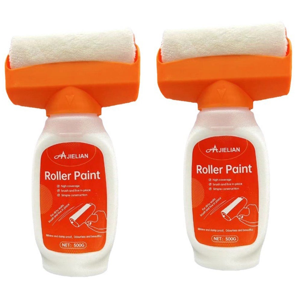 Rodillo de pintura para reparación de paredes de 2 piezas, herramienta ...