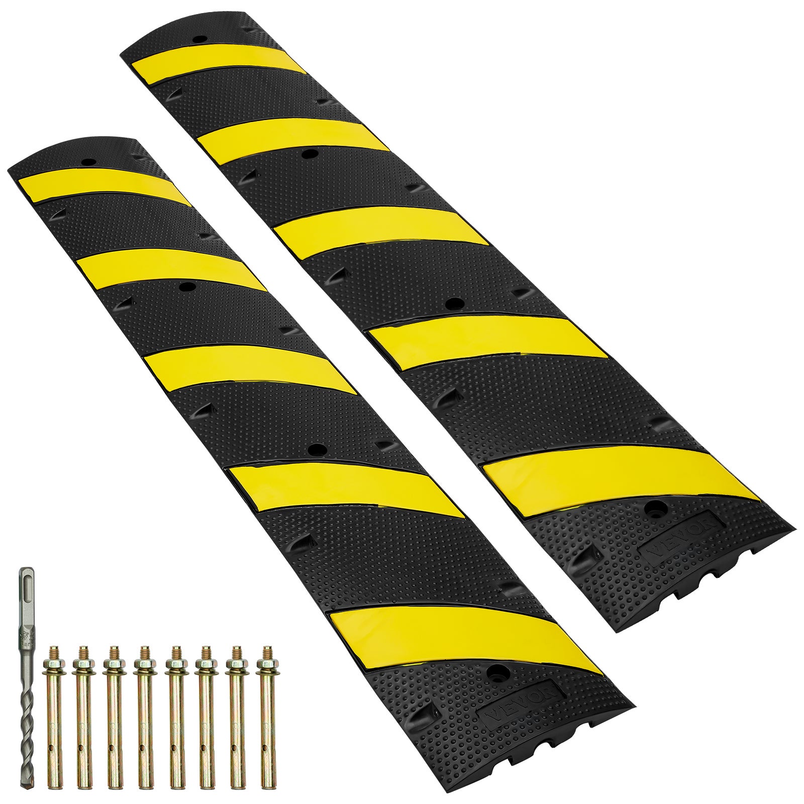 Vevor Rampe Protection Câble Lot De 2 à 2 Canaux Passage De Câble Au