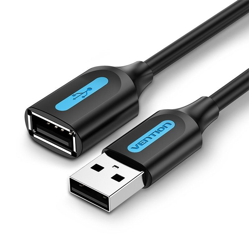 Cble d'extension USB 2.0 Vention CBIBF/ USB Mle - USB Femelle/ 480Mbps ...