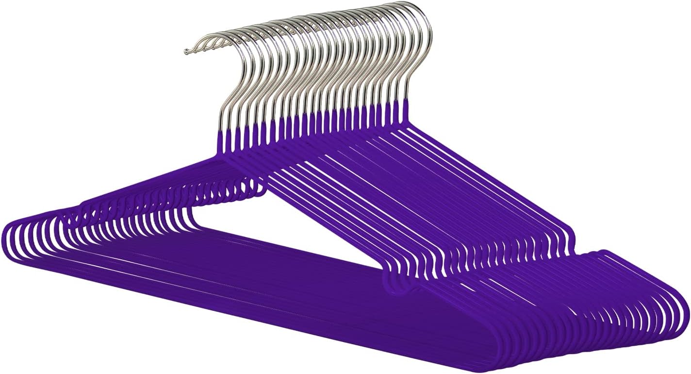 COM-FORT HOUSE | Percha Metal | Color Morado | Antideslizantes y ...