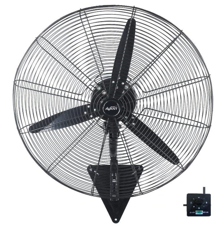 Ventilador industrial de pared 26" 65cm giratorio 160w avant oscilante ...