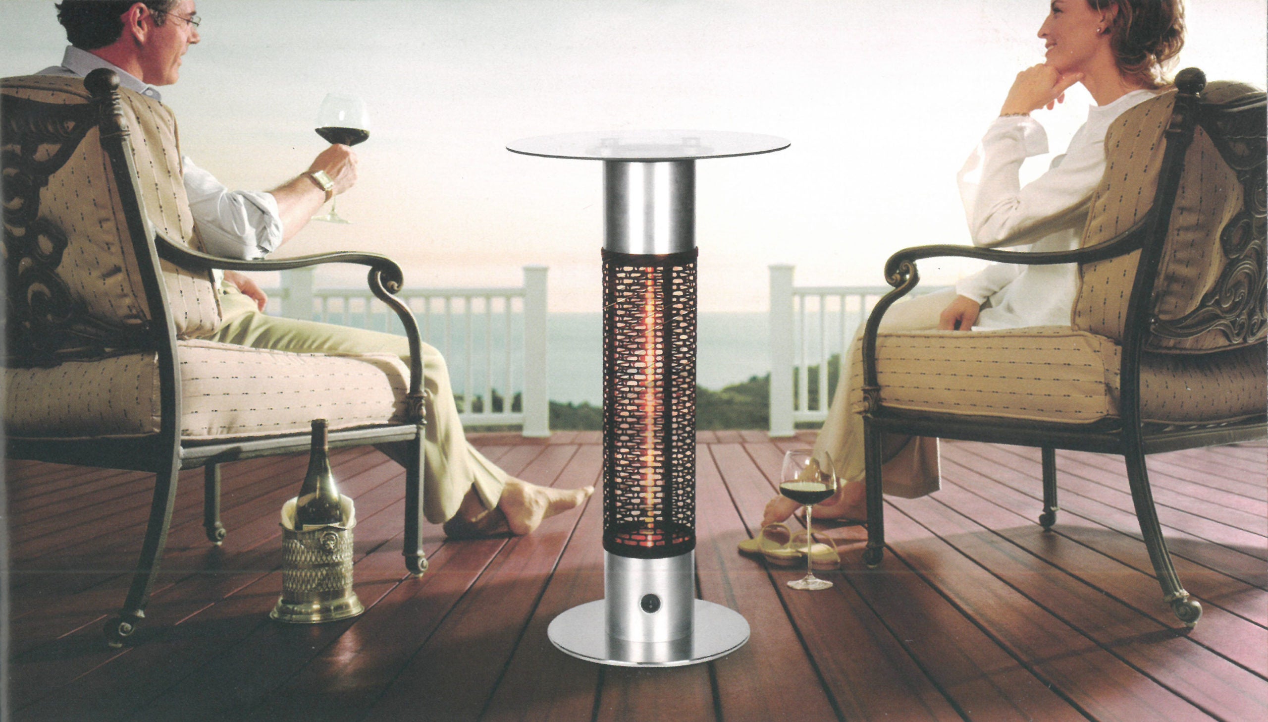 Table de chauffage de la Balance avec infrarouge en carbone | Leroy Merlin