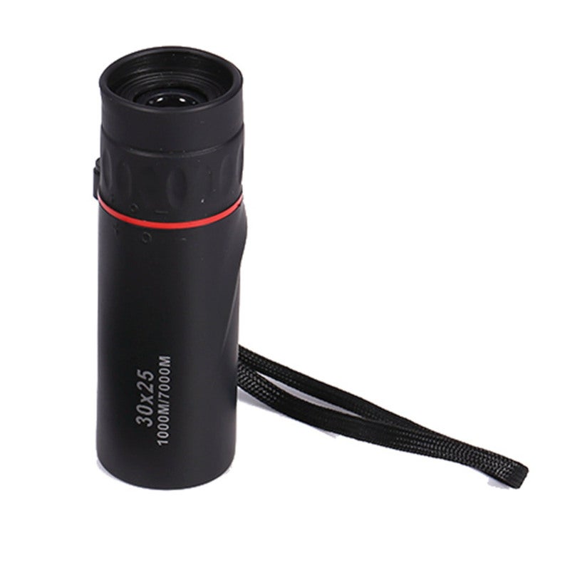 Waterproof Black 30 x 25 Optical Monocular Focus Telescope Zoomable 7X ...