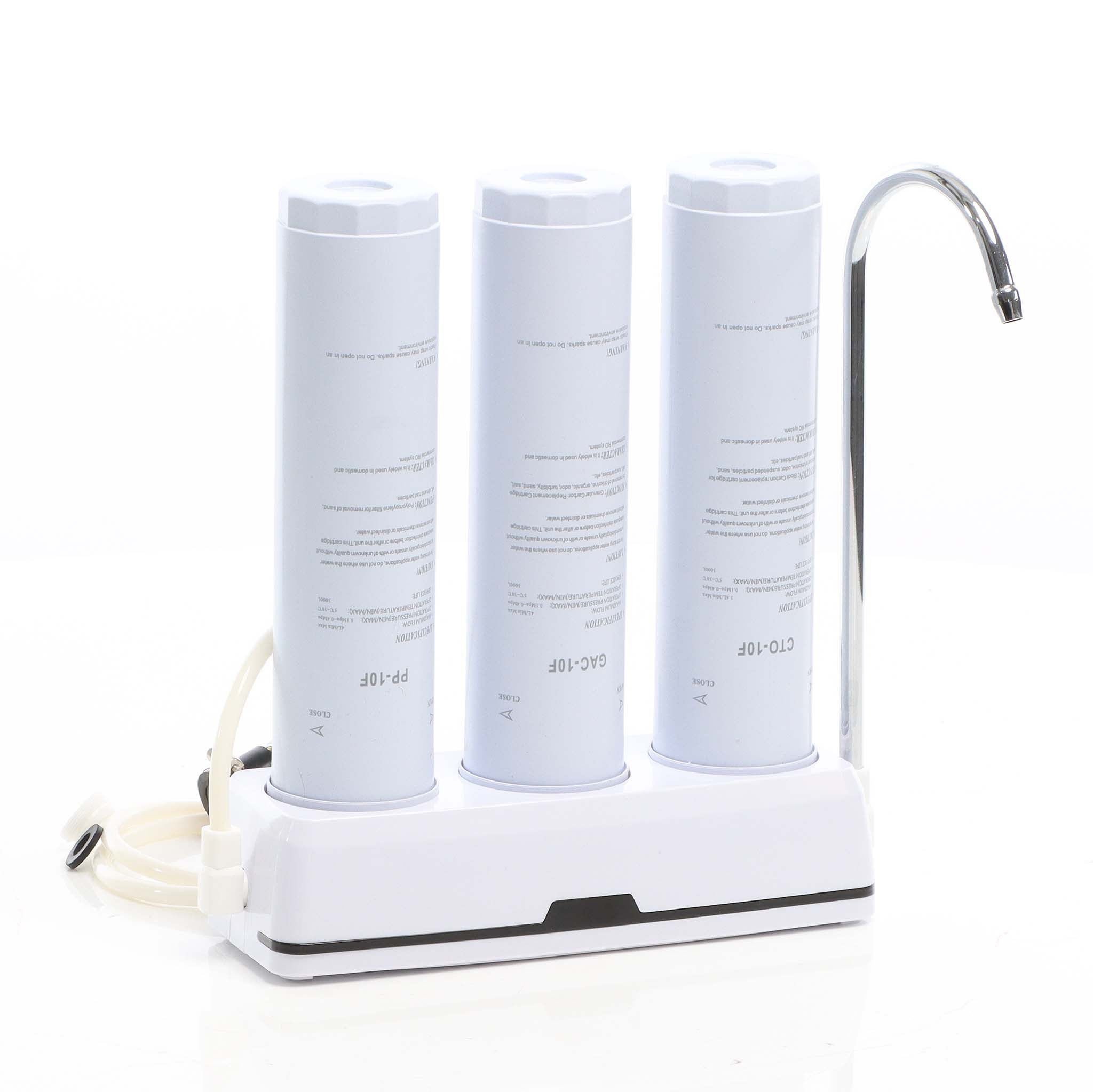 Naturewater NW-3-PPGACCTO Filtre à eau potable – 3 étapes – 285 x 90 x ...