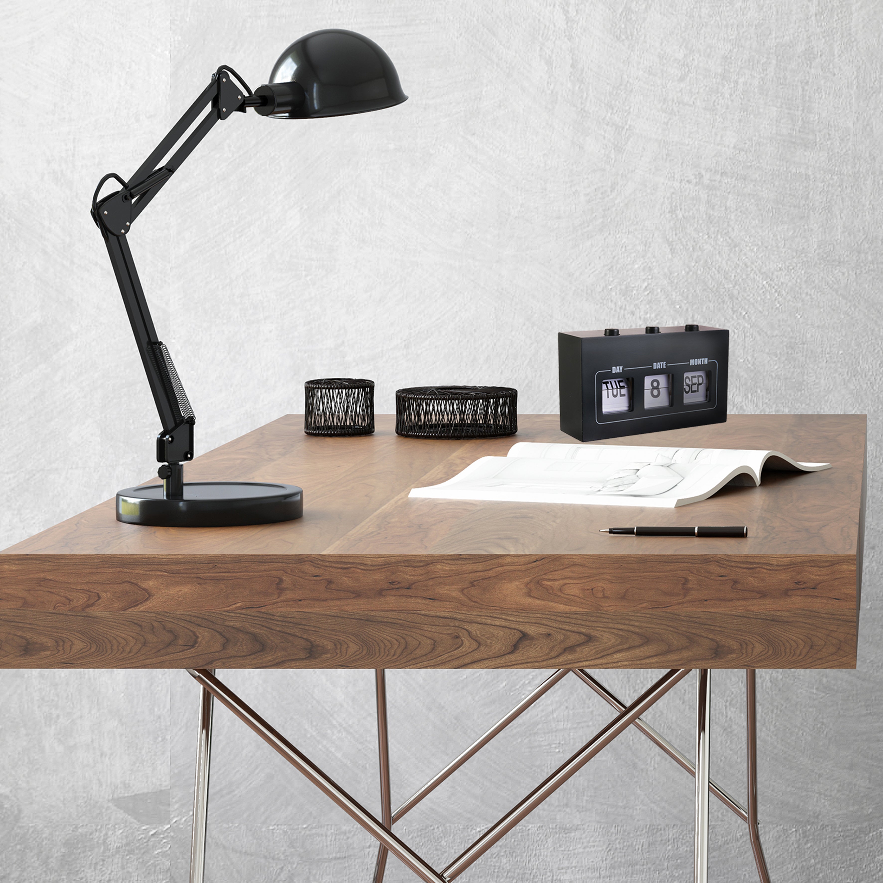 Calendrier - Home Deco Factory - Flip Flap - Noir Et Blanc | Leroy Merlin