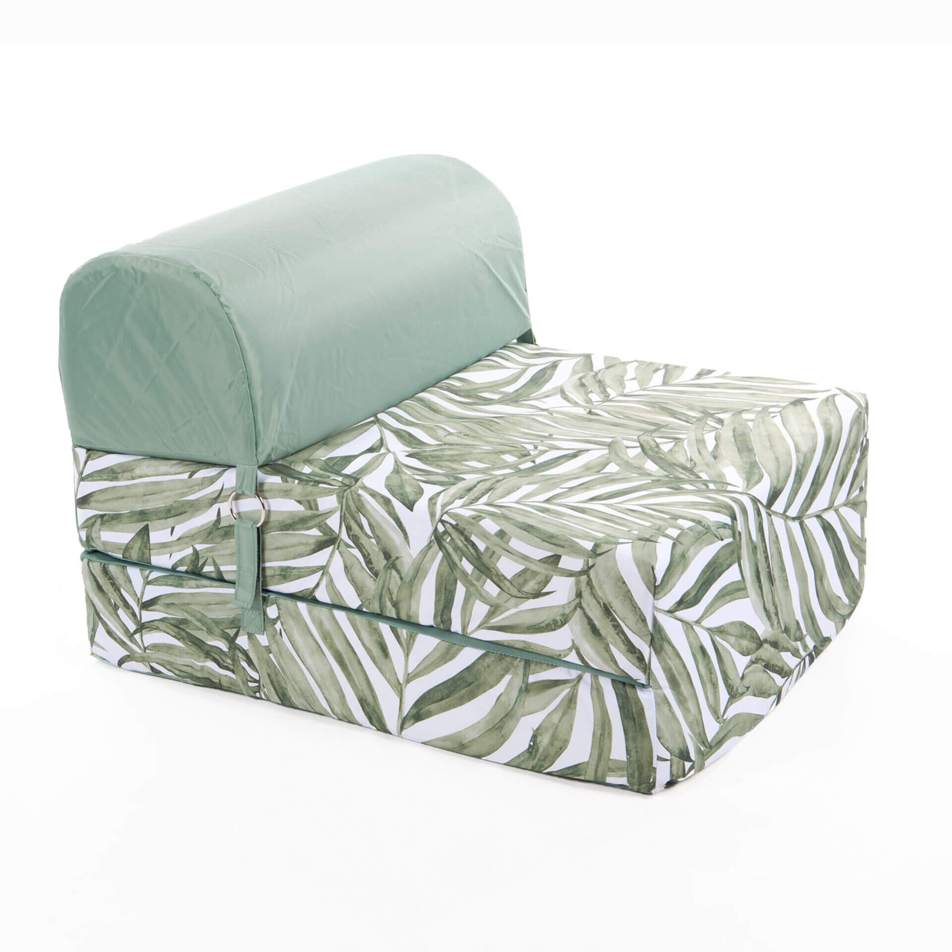 CHAUFFEUSE ALOHA TOILE DEPERLANTE IMPRIME PALMERAIE 61X75X48CM | Leroy ...