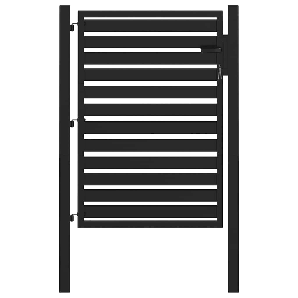 Portail de jardin | Portillon | Porte de jardin verrouillable noir ...