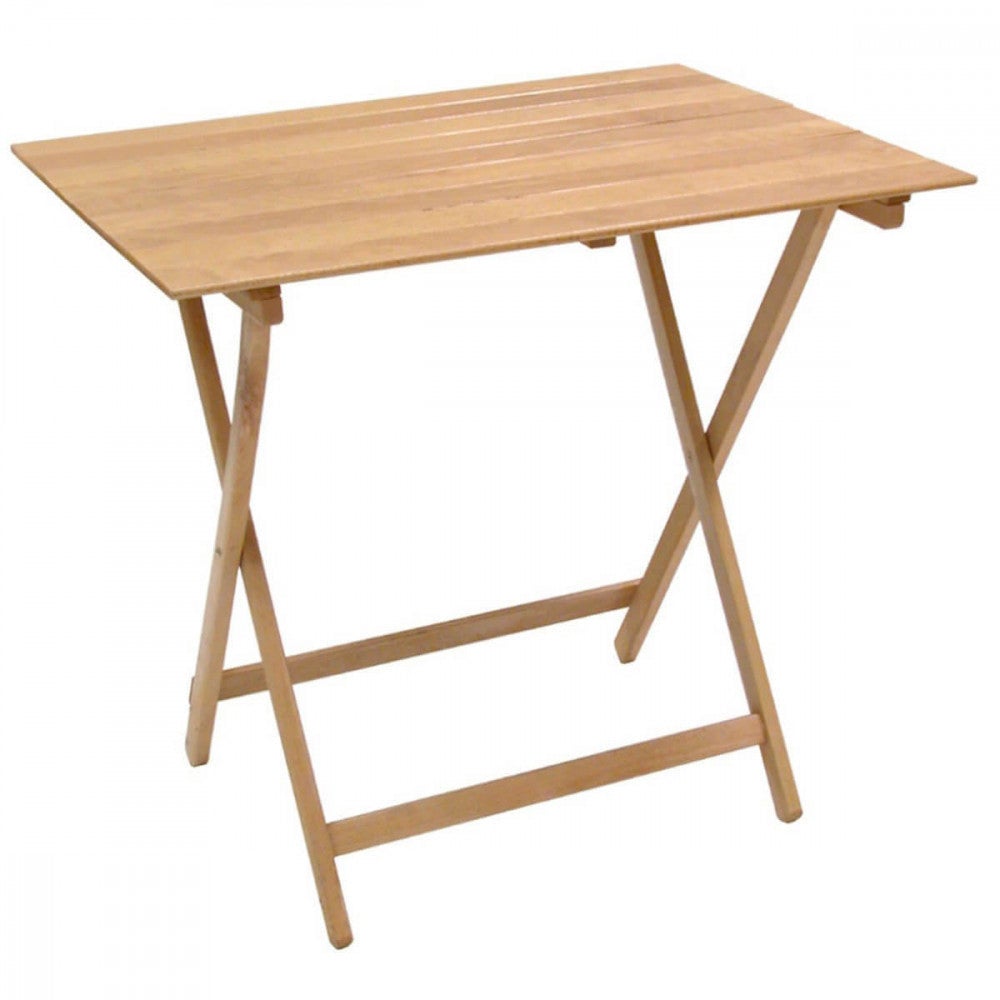 Eventuality table pliante en hêtre 60x100 cm - Couleur BurlyWood ...