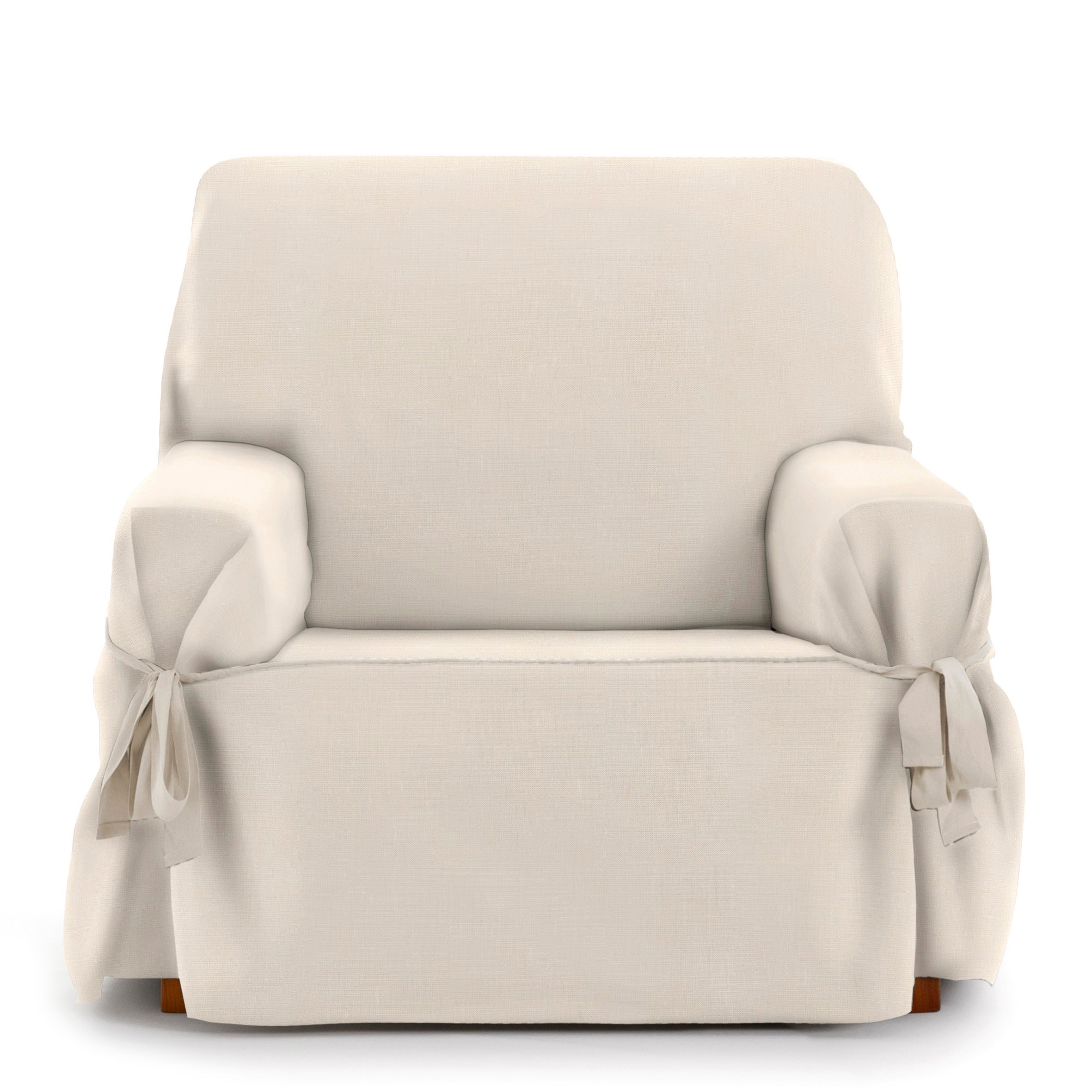 Housse de fauteuil avec des rubans beige 80 - 120 cm | Leroy Merlin