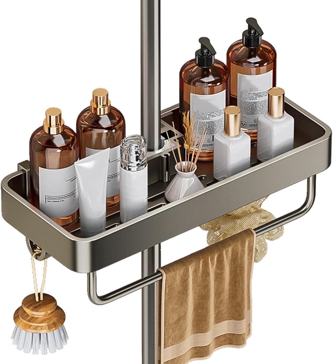 Support de douche suspendu, support de rangement de douche sans perçage ...