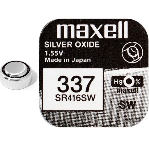 1 pile Maxell 337 SR416SW | Leroy Merlin