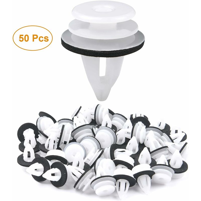 Clip de Fixation de Voiture, 50PCS Universal Retenue Vehicle Clips ...