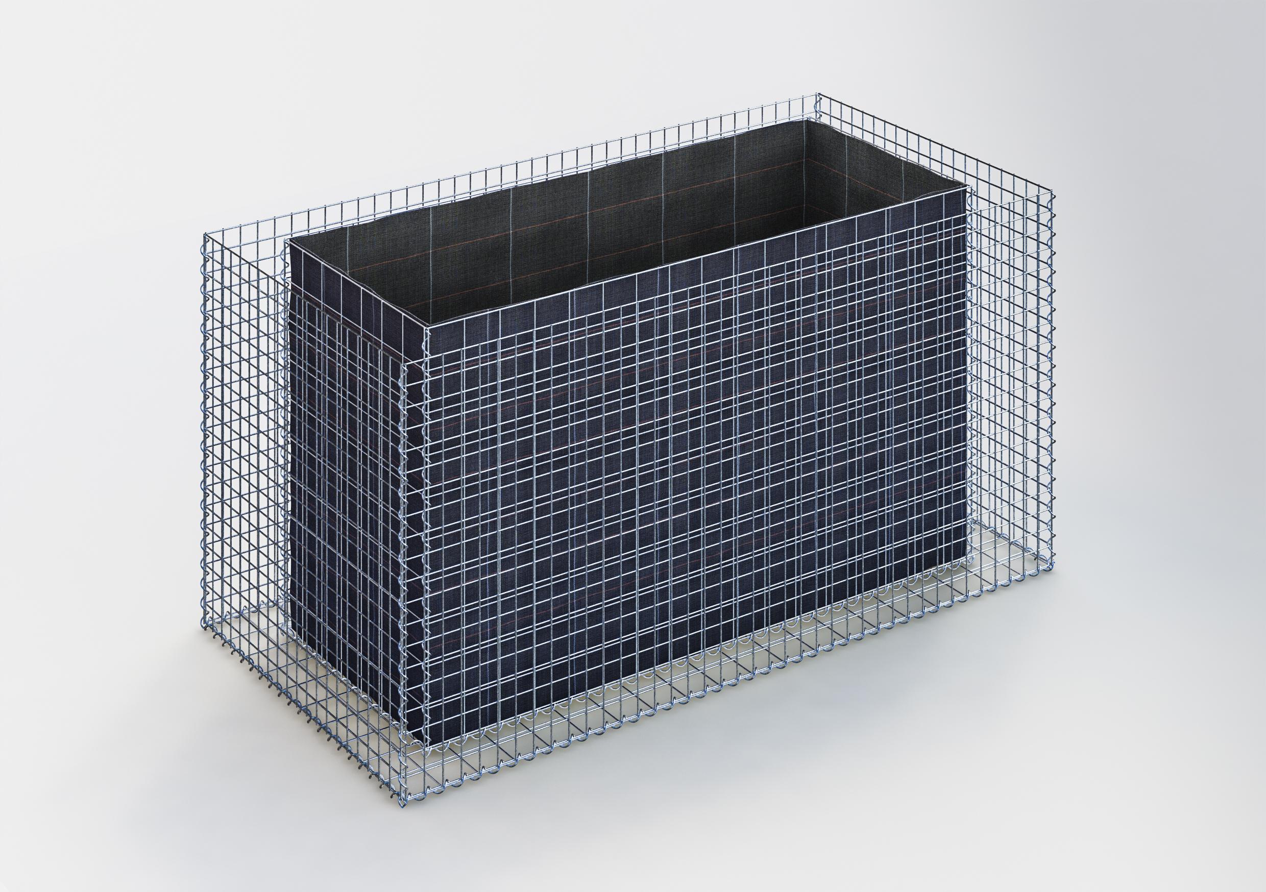 Jardin Surélevé En Gabion 200 Cm X 100 Cm X 100 Cm L X H X P Taille Des Mailles 5 X 5 Cm