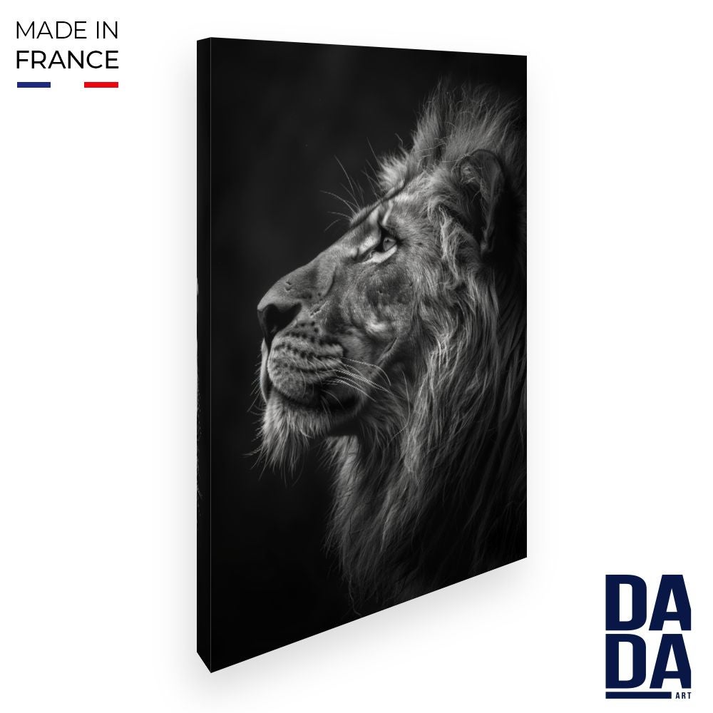 Toile murale Lion majestueux / 50x70cm / Fabriqué en France ...