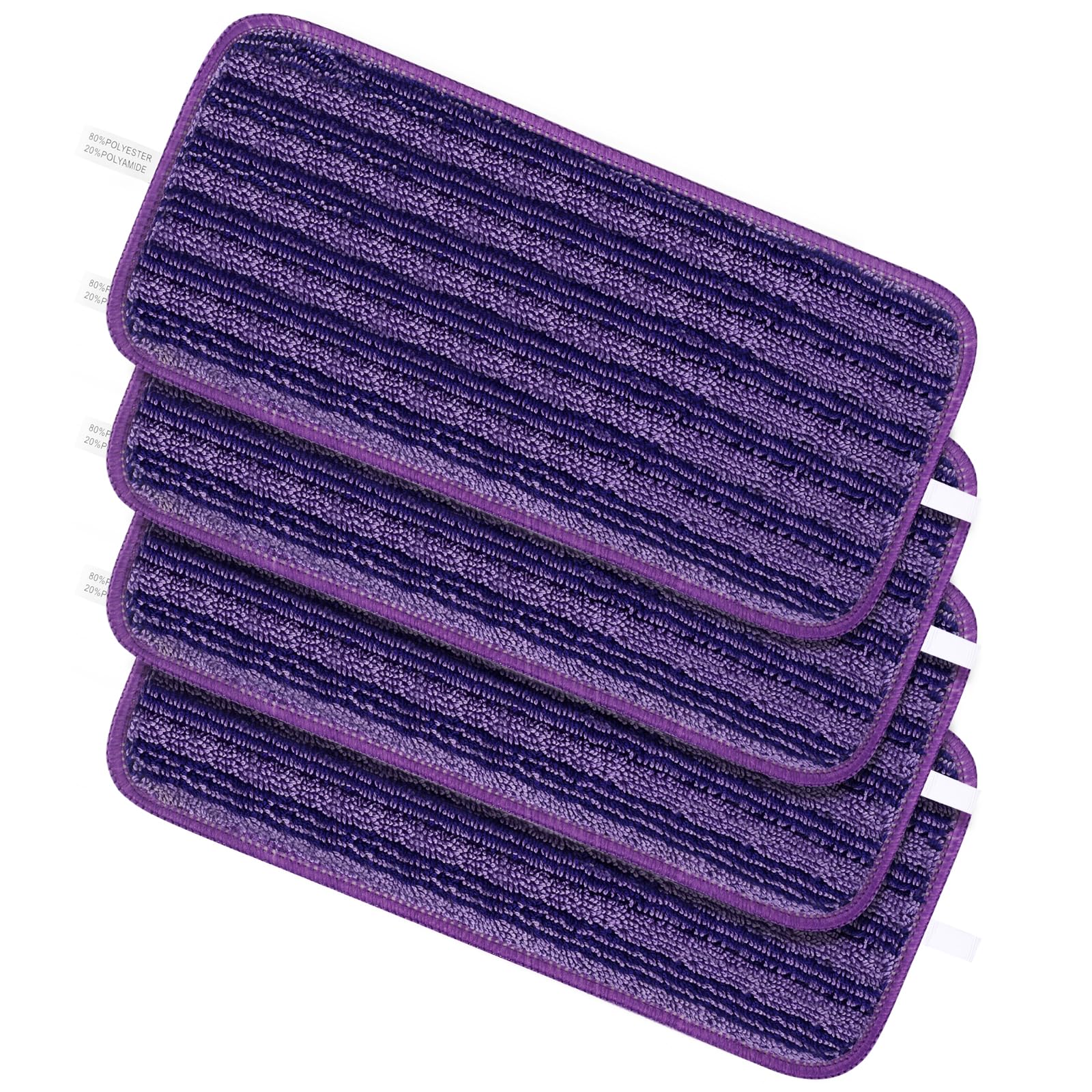 Lot de 4 lingettes réutilisables pour balai Swiffer WetJet, en ...