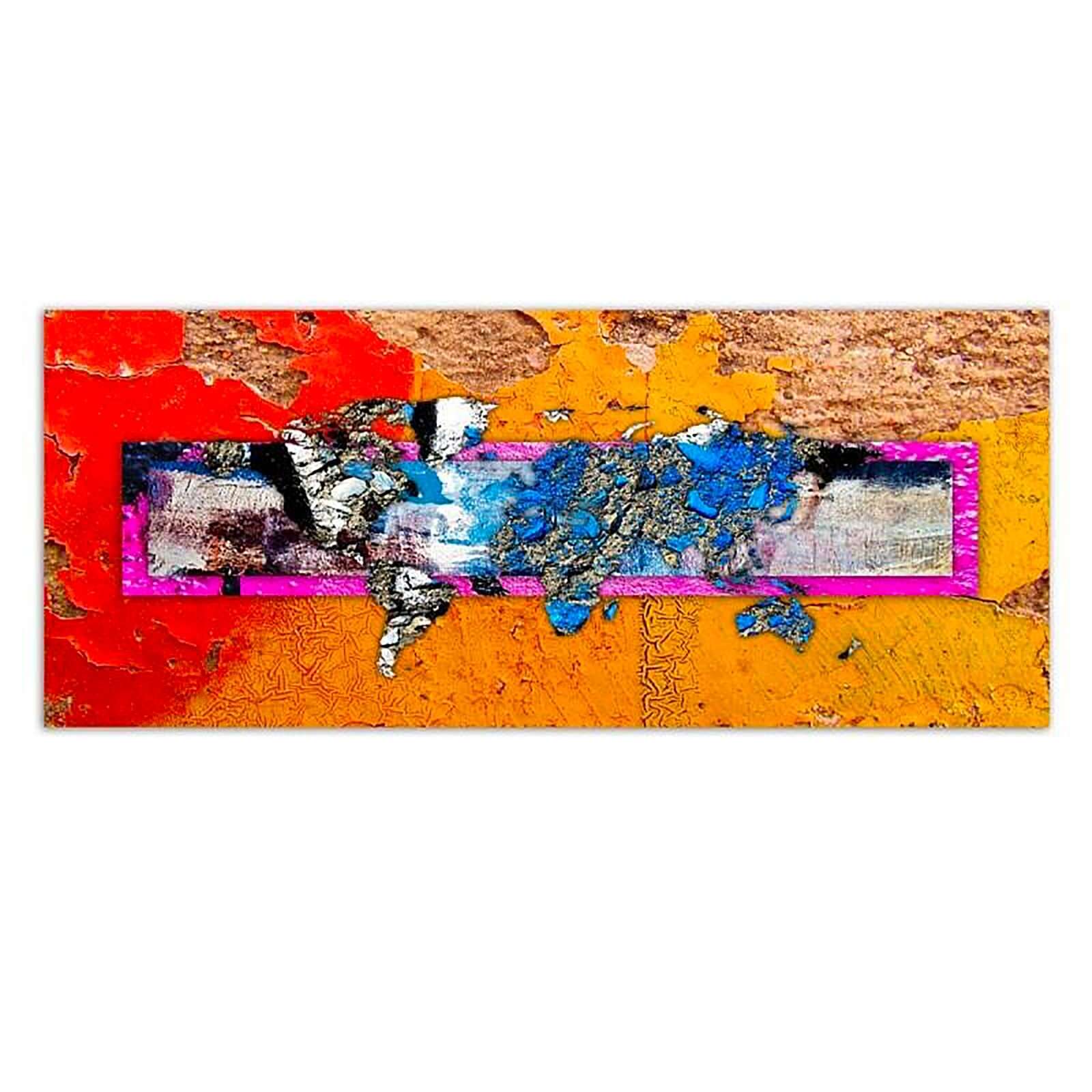 Tableau monde carte murale - 90 x 30 cm | Leroy Merlin