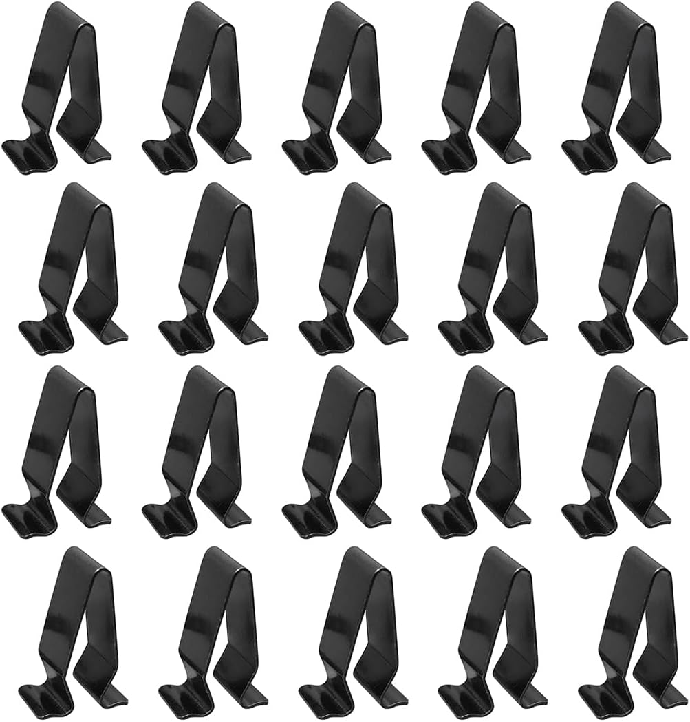 20 Pièces Clips De Fixation En Métal Pour Voiture, Clips Fixation En ...