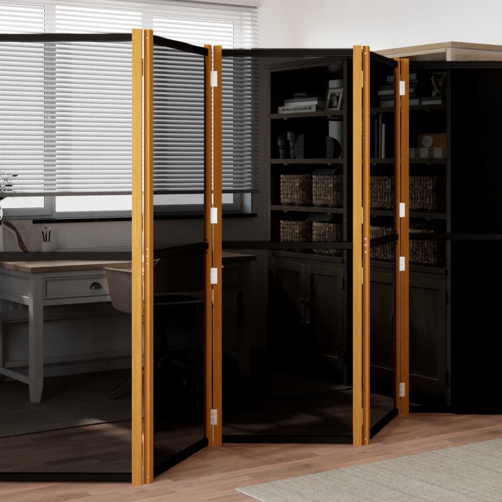 Tabique 5 paneles Negro 350x180 cm | Leroy Merlin