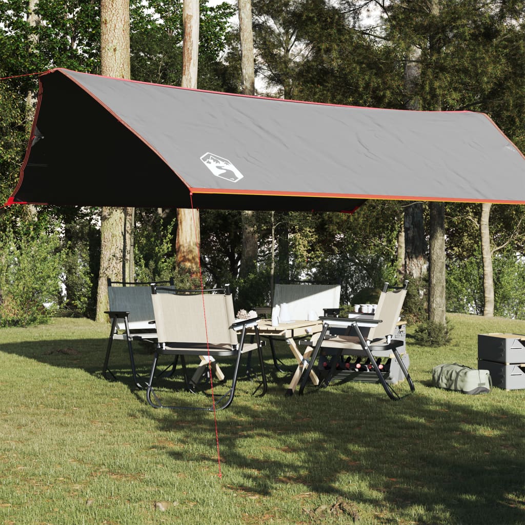 Maison Exclusive - Bâche de camping gris et orange 500x294 cm ...
