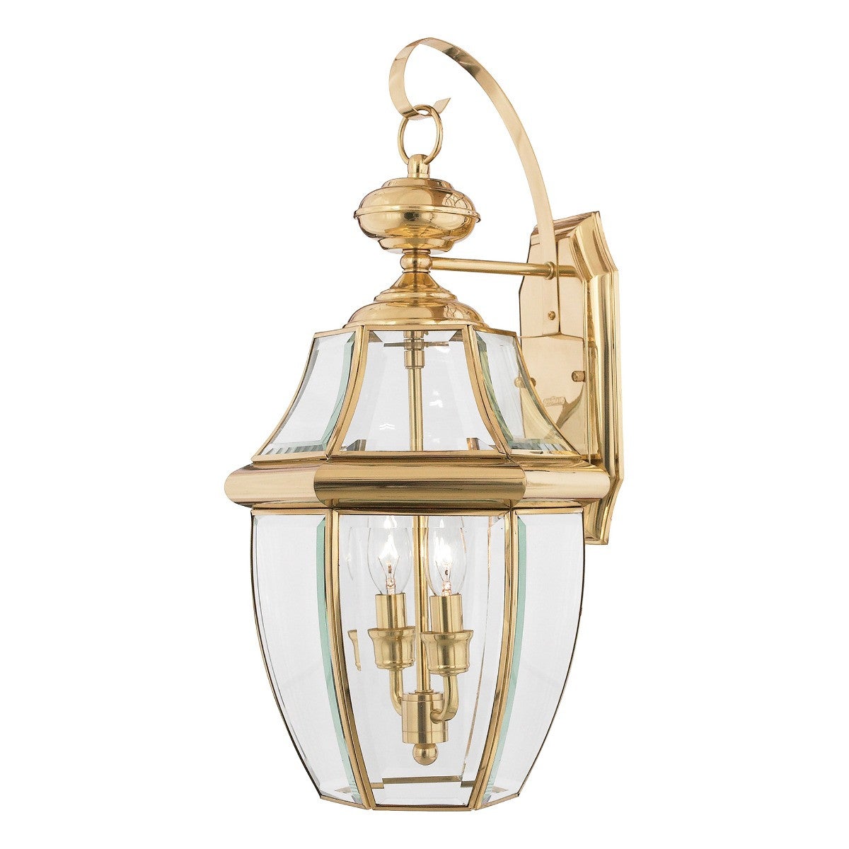 Applique Newbury, laiton poli et verre, grande | Leroy Merlin