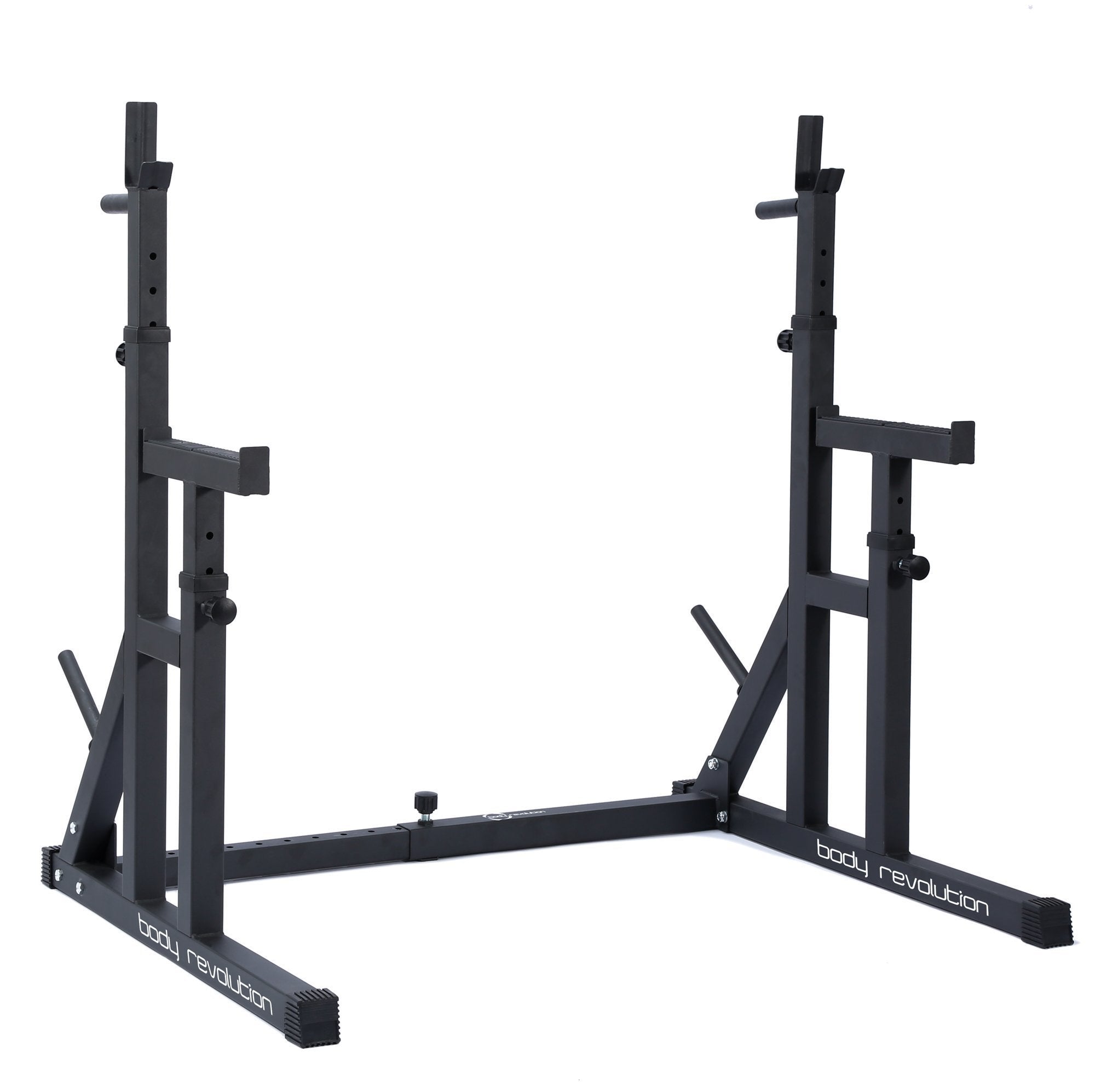 Rack de Sentadillas Ajustable Body Revolution – 250 kg, barras de ...