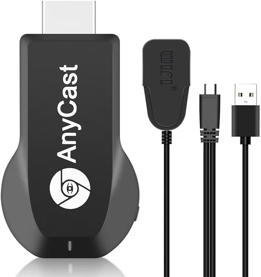 2 PCS Adaptateur d'affichage sans fil, 4K 1080p HD-MI WiFi Mobile ...