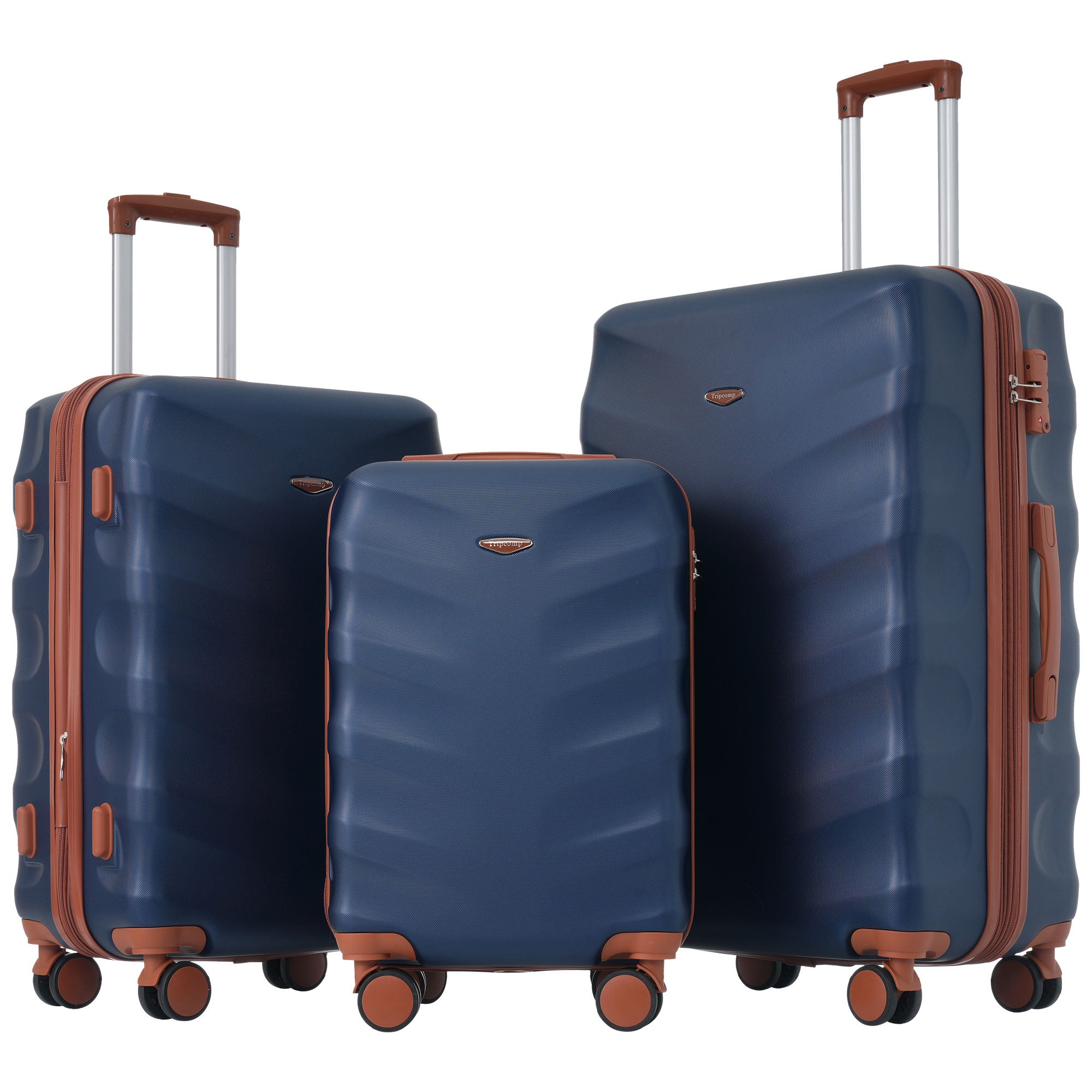 Ensemble de bagages, ensemble ML-XL, valise rigide, valise à roulettes ...