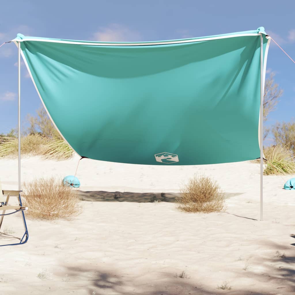 Toldo de playa con anclas de arena verde 304x300 cm | Leroy Merlin